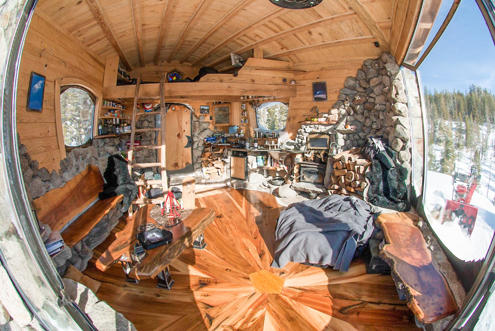 The Incredible Tiny Cottage of Snowboarder Mike Basich | Teton Gravity ...