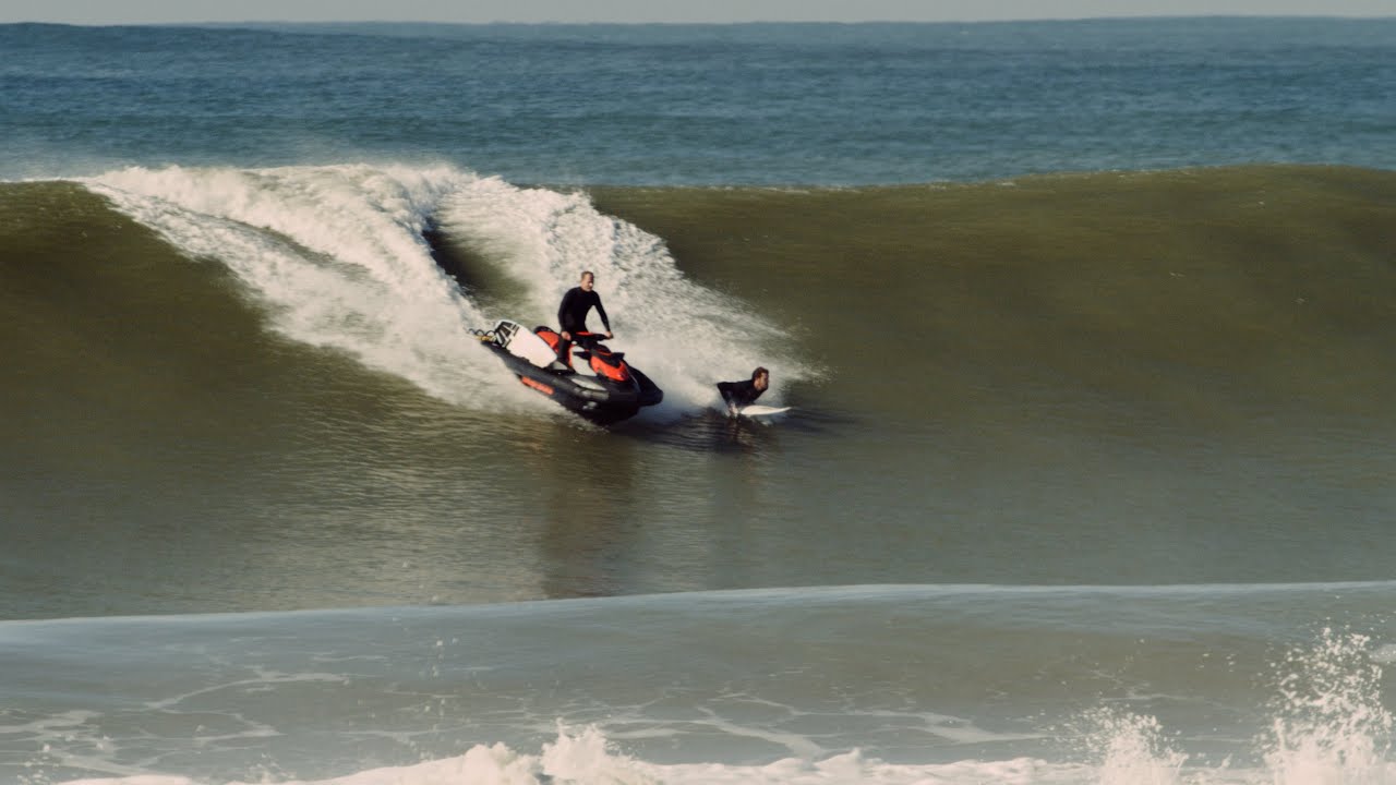 Heavy Surfing in Ventura with Jetski tow in | Teton Gravity Research